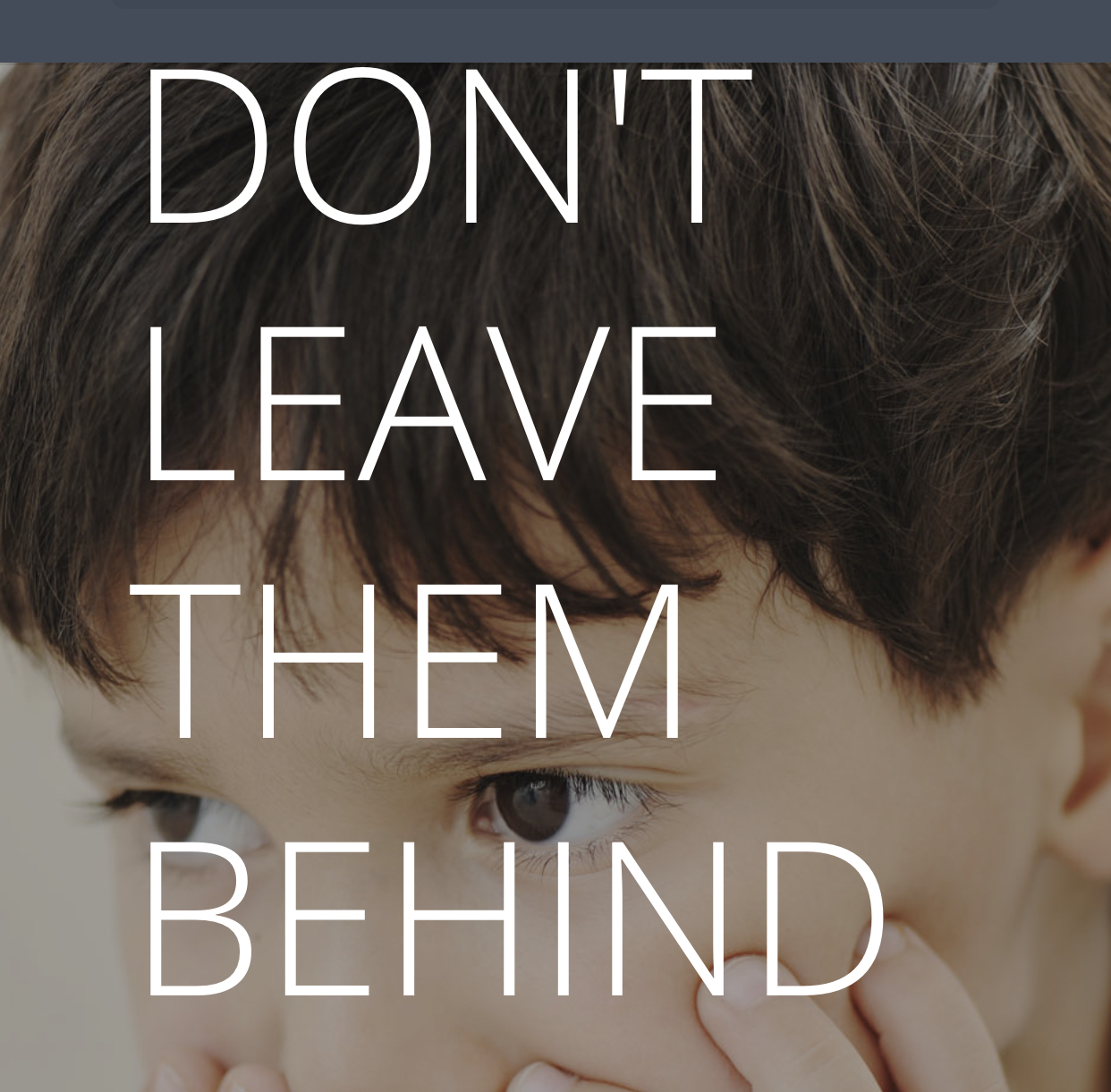 2021 - A time for real equality ! - Don't leave them behind